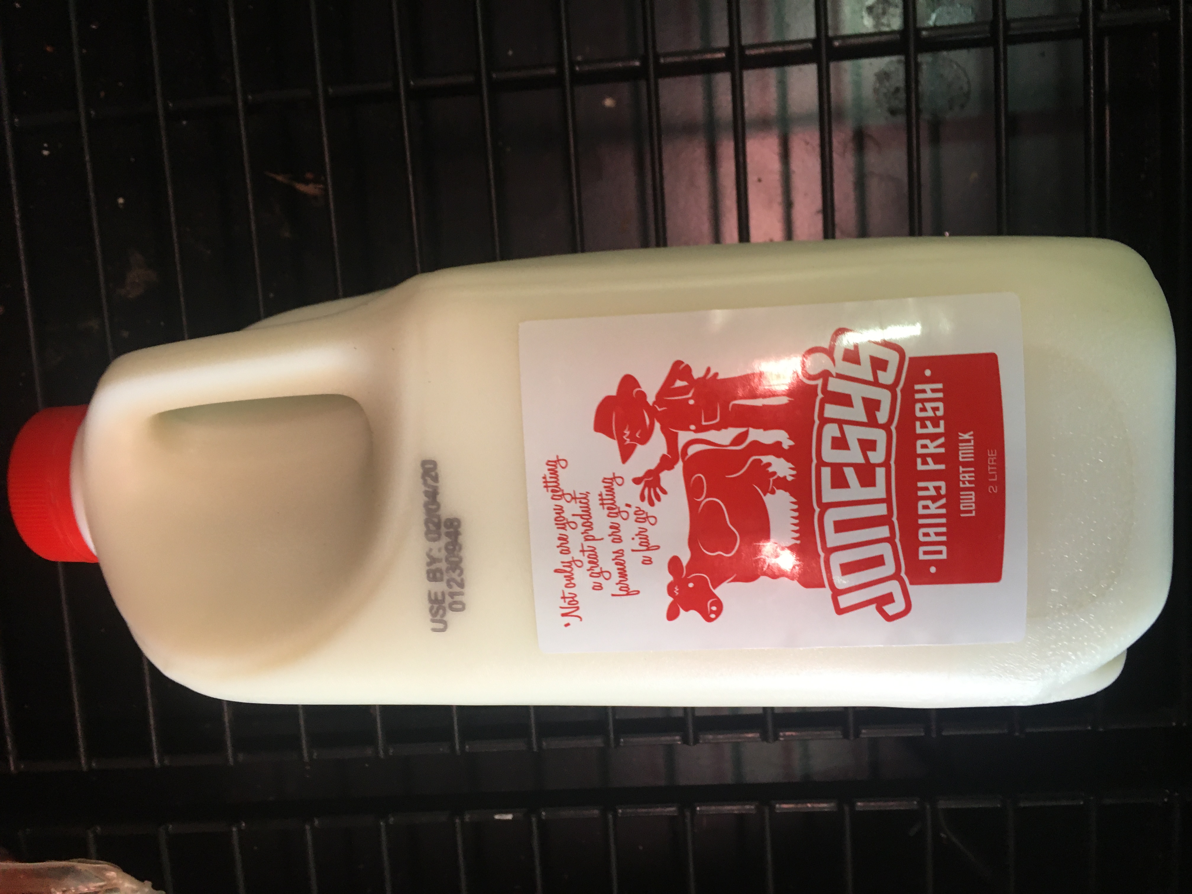Jonesy's Low Fat Milk (2 Litre)